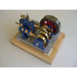 BAUPLAN ZWEIZYLINDER-DAMPFMASCHINE